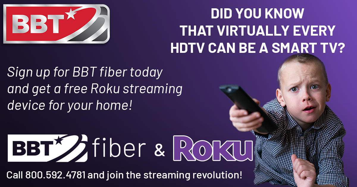 Make your TV a Smart TV with BBT Fiber - BBT